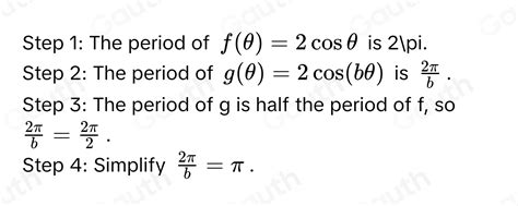 Solved the correct valise of b The functions f and gare given by f θ