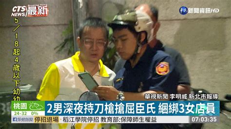 2男深夜持刀槍搶屈臣氏 得手15 7萬 華視新聞 20200514 YouTube