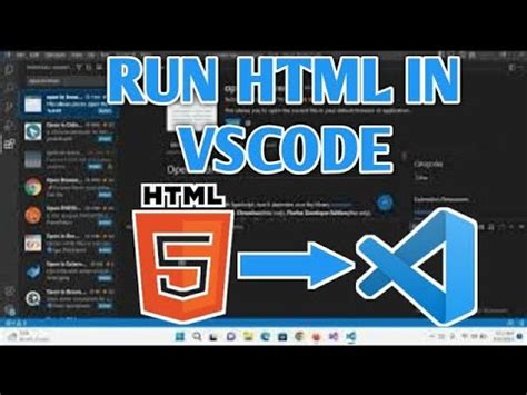 How To Run Html Code In Visual Studio Code 2023 How To Run Html In