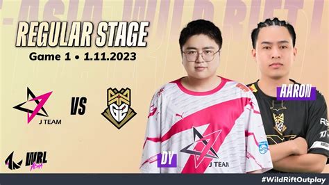 JT Vs G2B Game 1 Bo3 Regular Stage WRL Asia 2023 Season 2