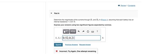 Solved Part Adetermine The Magnitudes Of The Currents