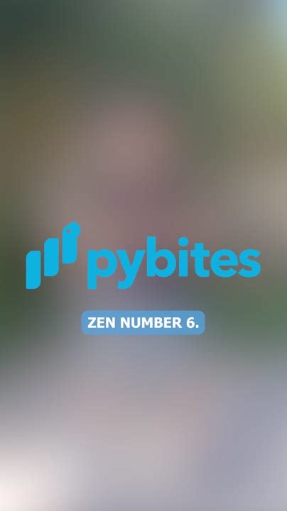 pybites on linkedin zen of python 6 sparse is better than dense
