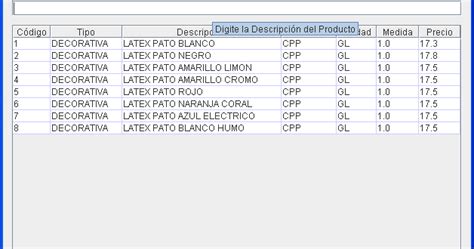 Tecnologia Informatica FILTRAR DATOS DE UN JTABLE EN NETBEANS