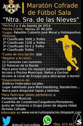 Provincia I Maratón Cofrade de Fútbol Sala Ntra Sra de las Nieves