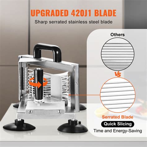 Vevor Commercial Tomato Slicer 3 16 Inch Tomato Cutter Slicer