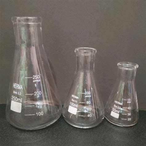 Jual Herma Erlenmeyer Flask Erlenmeyer Flask 50 Ml 100 Ml 250