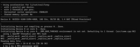Can T Access Multiple Gpus When Using Pppm Gpu Acceleration Lammps