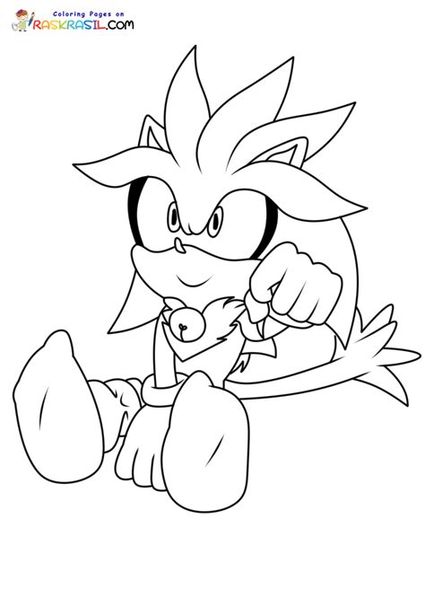 Silver Sonic The Hedgehog Coloring Pages