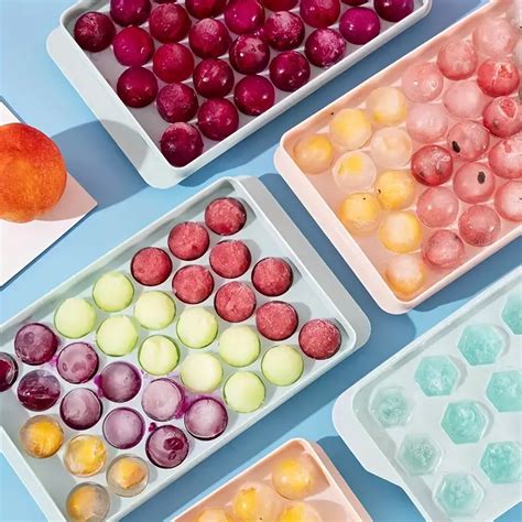 33 Sphere Ice Cube Mold Diy Round Ice Balls Fridge Freezer 3 94in X 6