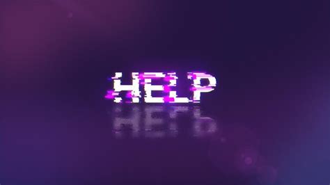 Premium Photo 3d Rendering Help Text With Screen Effects Of