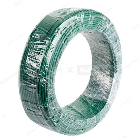 สายไฟ Nnn รุ่น Iec 01 Thw ขนาด 1 X 15 ตรมม ยาว 100 เมตร สีเขียว Bnb Home