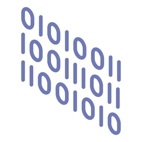 Binar Code Icon Isometric Style 15384172 Vector Art At Vecteezy