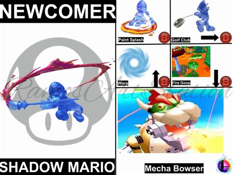 Shadow Mario Smash Bros Moveset By Ramosartstation On Deviantart