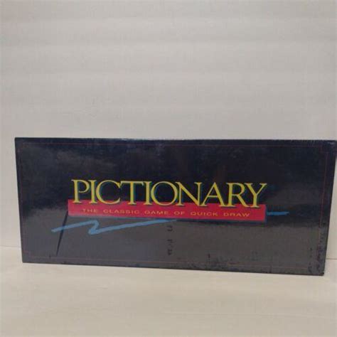 Vintage Pictionary 1993 90s Classic Board Game Of Quick Draw New
