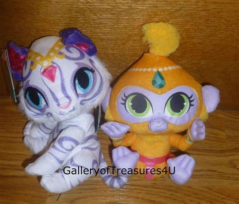 Nick Jr Shimmer And Shine Nahal And Tala Plush 6 8 White Bengal Tiger