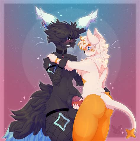 Rule 34 Animal Genitalia Anthro Blush Clothing Collar Docking Duo Eeveelution Forced