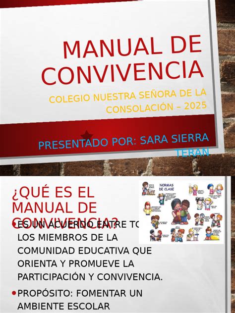 Manual De Convivencia Escolar 2025 Pdf