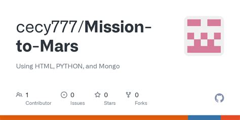 Mission To Mars Mission To Mars Challenge Ipynb Ipynb At Main Cecy