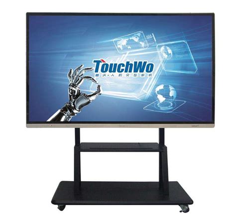 Interactive Lcd Touch Board Aio Computer Dual Os Video Conference And