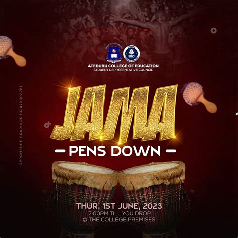Atecoe Jama Flyer Designed By Oppomence Graphics In Ghana 0247369275