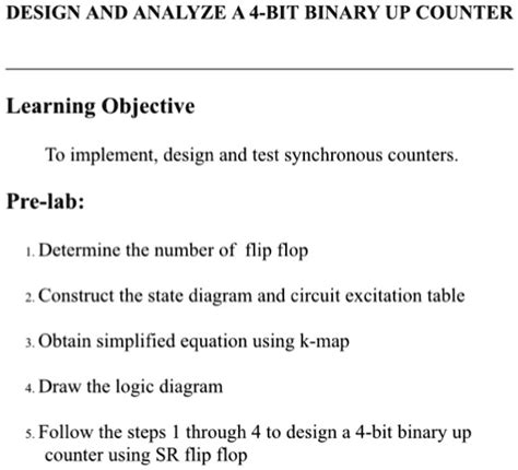SOLVED Titlewithtopic Design And Analysis Of A 4 Bit Binary Up Counter