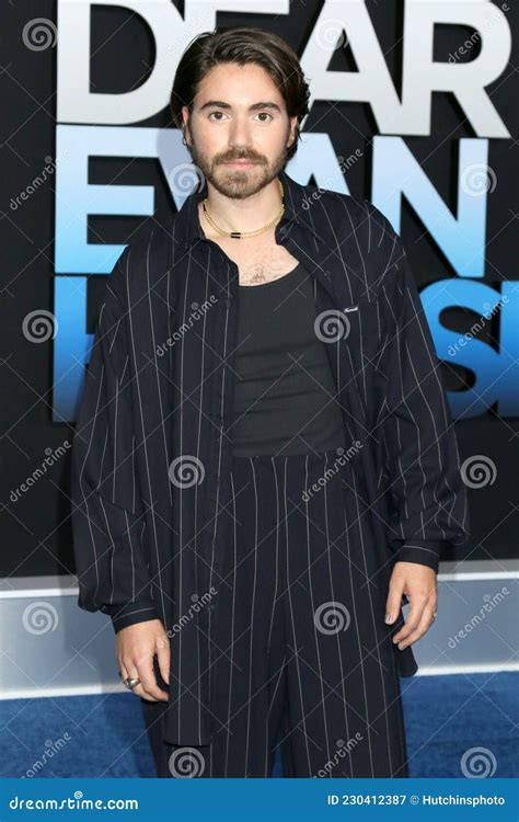 Querido Evan Hansen Premiere Fotografia Editorial Imagem De Vermelho Entretenimento