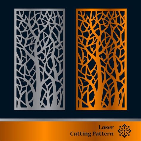 Premium Vector Laser And Cnc Cutting Panels Template