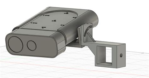 Azure Kinect Camera Mount By Martin Jensen Download Free Stl Model