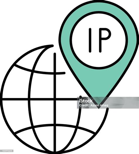 Isp Internet Protocol Address Vector Icon Concept Design Data Center
