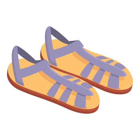 Icono De Sandalias Elegantes Estilo De Dibujos Animados 14255546