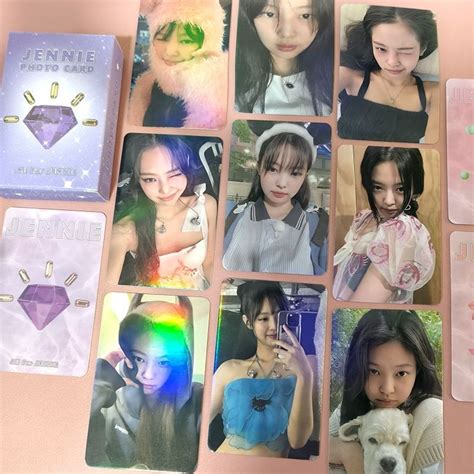 台灣發貨 金珍妮小卡jennie金智妮blackpink周边自印拍立得镭射lomo卡照片 蝦皮購物