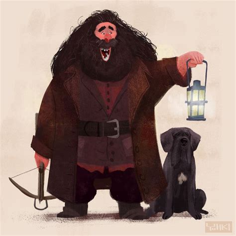 Artstation Hagrid And Fang Yuhki Demers Harry Potter Fan Art