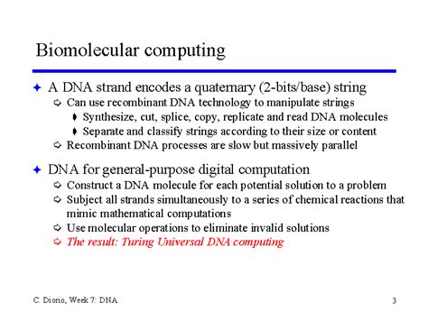 Biomolecular Computing