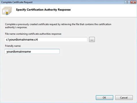 Installation De Certificat Ssl Sur IIS 7 0