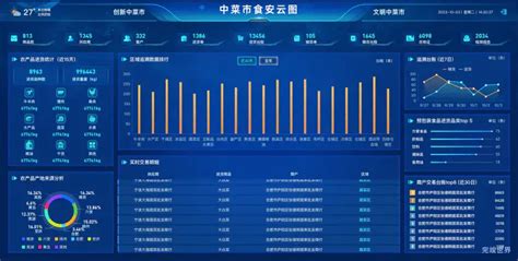 Vue3 可视化数据大屏 市场运营管理云图 完竣世界
