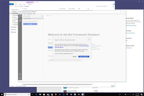 Sign In To Azure Fails · Issue 809 · Microsoftbotframework Emulator