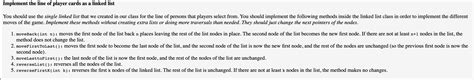 Solved Moves Of The Game Implement These Methods Without