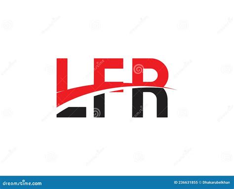 LFR Letter Initial Logo Design Stock Vector - Illustration of brand ...
