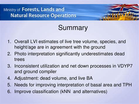 PPT Evaluation Of Landscape Vegetation Inventory Forest Analysis Inventory Branch FAIB