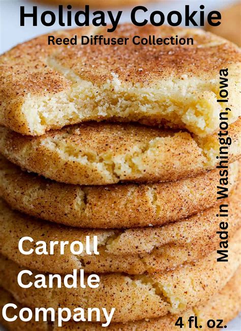Holiday Cookie Diffuser W Reed Diffusers 4 Fl Oz Etsy