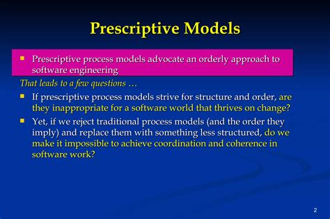 Ch03 Prescriptive Process Models Ppt