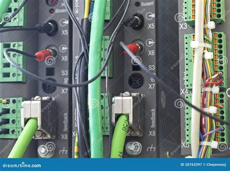 PLC Automation Stock Image Image Of Electrical Board
