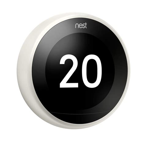Smart термостат Nest 3rd Generation Learning Thermostat, Wi-Fi, Бял ...