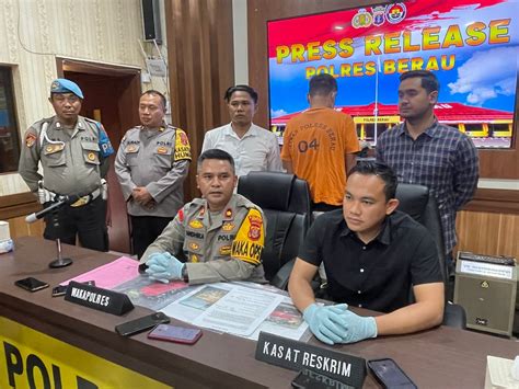 Satreskrim Polres Berau Tangkap Pemalsu Dokumen Angkutan Kayu Halo Berau