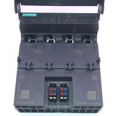 Siemens Simatic S7 Pn Pn Coupler For Profinet Networks 6es7 158 3ad01 0xa0