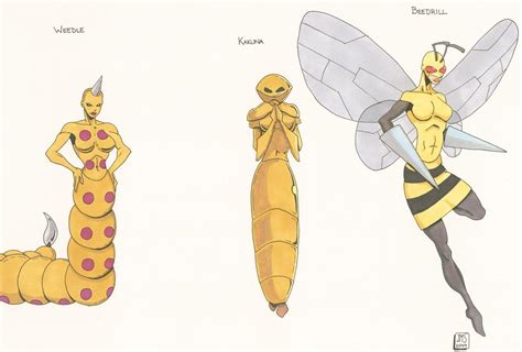 Weedle Kakuna Beedrill By Jaycms On Deviantart