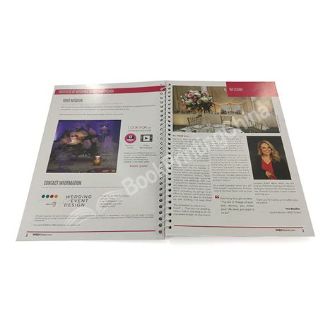 Custom Professional Spiral Wedding Album Printing