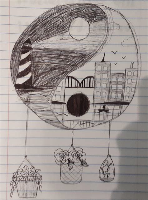 Sketch I Made With Pen During Math Class R Sketches