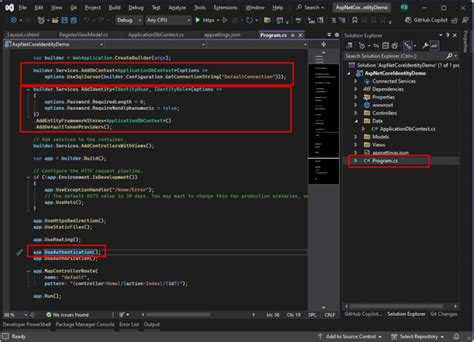 how to implement identity authentication and authorization in asp