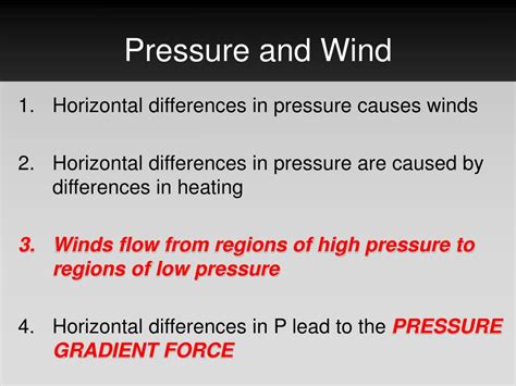 Ppt Lecture 11 Atmospheric Pressure And Intro To Wind Powerpoint
